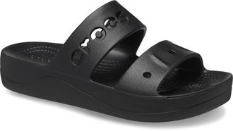 Crocs Herren Baya Platform Sandal Sandalen, Black, 41/42 EU