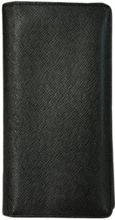 Louis Vuitton Portefeuille Long Pre-owned Taiga - Homme - Pre-owned - Noir - Taille: ONE Size