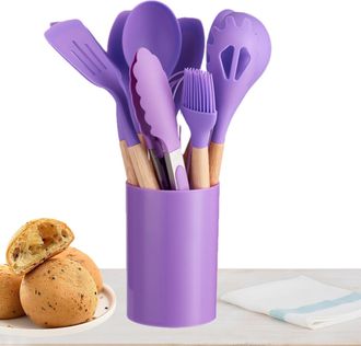 Generic K&uuml;chenutensilien-Set - lebensmittelechtes Silikon, Kochutensilien-Set | Dream Farm Essentials-Set aus Silikon, kratzfestes K&uuml;chengeschirr-Set f&uuml;r Apar