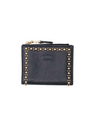 Miu Miu Leather Zip Card Holder