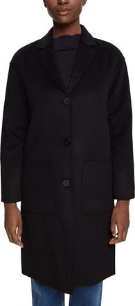 Esprit Damen 082EO1G389 Jacke, 001/BLACK, m