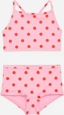 Arket Bikini Mit Punktmuster -Rosa