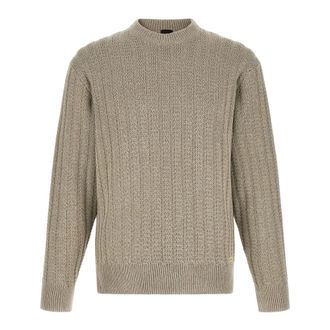 HUGO BOSS Homme, Pulls, Beige, Taille: S Pull col rond