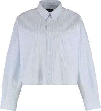 A.P.C. A.p.c., Femme, Blouses et Chemises, Bleu, Taille: 36 FR Blouses & Chemises