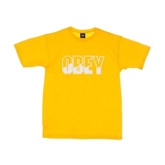 Obey Herren, Oberteile, Gelb, XLGr&ouml;&szlig;e