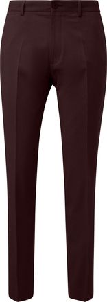 s.Oliver Black Label Herren Anzugshose Wollmix, Slim Fit, Rot, 98