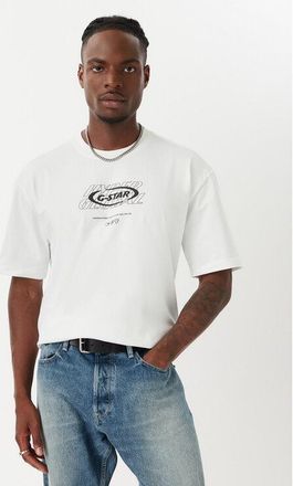 G-Star Raw T-Shirt Hyper D29377-E385 Wei&szlig; Relaxed Fit