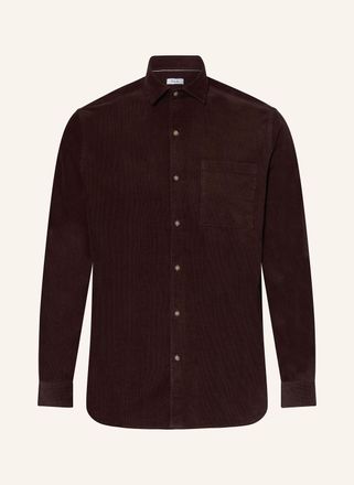 Paul Paul Cordhemd Comfort Fit braun