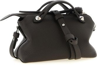 Fendi Womens Brown Calfskin Handbag Bag