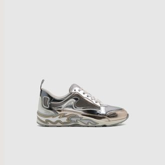 Sandro Metallisierte Flammen-Sneakers