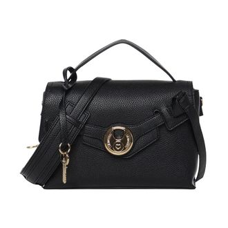 Love Moschino Strukturierte Flap Bag - - Bags - Damen - Schwarzk - ONE SIZE