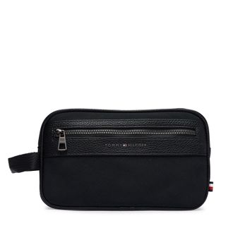 Tommy Hilfiger Kosmetiktasche Tommy Hilfiger Th Repreve Washbag AM0AM14514 Schwarz
