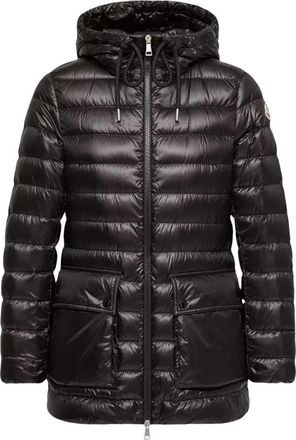 Moncler Femme, Manteaux, Noir, Taille: 34 FR Down Manteaux