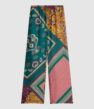 Vanessa Bruno Pantalon Gliff Multico/Foret
