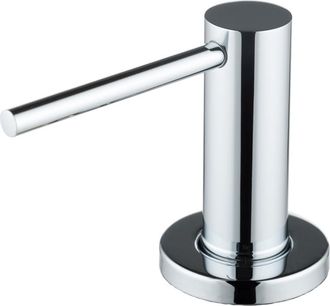 Generic Seifenpumpe | Seifen | 360&deg; drehbar (mit 500ml Flasche) (Chrom)