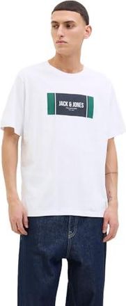 Jack & Jones Jjhayato Tee SS Crew Neck BTS, Blanc., S