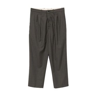 Nine In The Morning Homme, Pantalons, Gris, Taille: M Kai Pleated Straight Pantalons