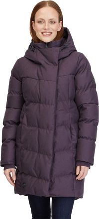 Ragwear Pavla - Damen Steppmantel, Gr&ouml;&szlig;e:L, Farbe:plum