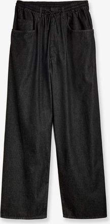 Yohji Yamamoto Black denim trousers - ADIDAS Y-3 - gender_Man