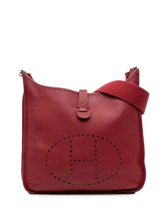 Herm&egrave;s 2012 Clemence Evelyne III Umh&auml;ngetasche 29cm - Rot