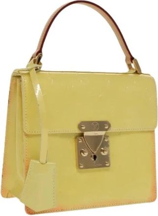 Louis Vuitton Sac &agrave; main Spring Street Pre-owned - Femme - Pre-owned - Jaune - Taille: ONE Size