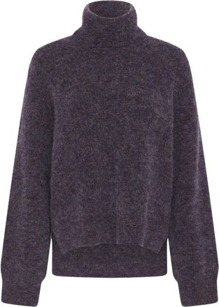 Gestuz Femme, Pulls, Violet, Taille: 40 FR Rifa Turtleneck