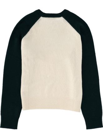 Sporty & Rich Logo Jersey Cashmere Blend Sweater - Multicolor
