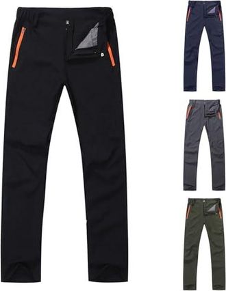 Generic Pantalon de marche pour homme &agrave; s&eacute;chage rapide - Pantalon de randonn&eacute;e extensible et imperm&eacute;able - Pantalon de sports de plein air - Pantalon descalad