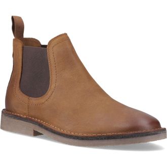 Hush Puppies Shaun Leder Herren Stiefel in Tabak