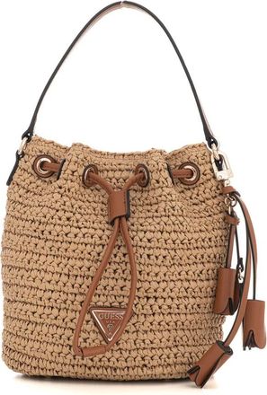 Guess Femme, Sacs, Beige, Taille: ONE Size Ofelia Top Handle Bucket