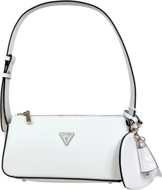 Guess Femme, Sacs, Blanc, Taille: ONE Size Isobel Mini Sac Bandouli&egrave;re