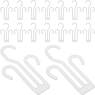 Artibetter jojofuny 20 St&uuml;ck Schuhaufh&auml;nger aus robustem Kunststoff platzsparender Schuhtrockenst&auml;nder f&uuml;r Zehentrenner und Sandalen wei&szlig; wandmontierbarer Haussc