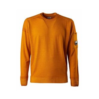 C.P. Company C.p. Company, Homme, Pulls, Orange, Taille: XL Maille Classique Ras du Cou