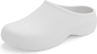 Lakeland Footwear Lorton Mules à Enfiler Femme pour Hopitaux et de Cuisine,Blanc,37 EU