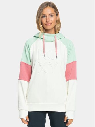Roxy Sweatshirt Liberty Hoodie Otlr ERJFT04711 Écru Regular Fit