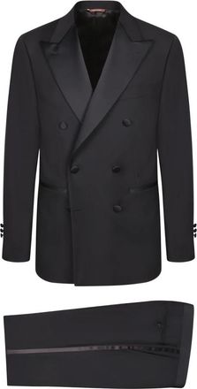 Canali Homme, Costumes, Noir, Taille: 2XL Costume Am30110