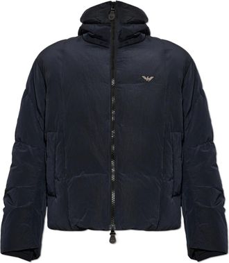 Emporio Armani Doudoune avec logo - Homme - Vestes - Noir - Taille: XL