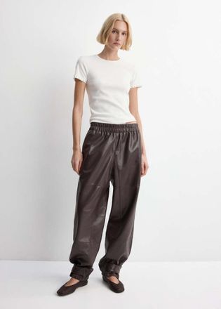 Mango T-shirt manches courtes &agrave; clous blanc - Femme - XS - MANGO