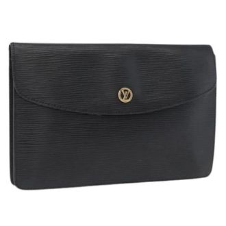 Louis Vuitton Pochette Epi Pre-owned - Femme - Pre-owned - Noir - Taille: ONE Size