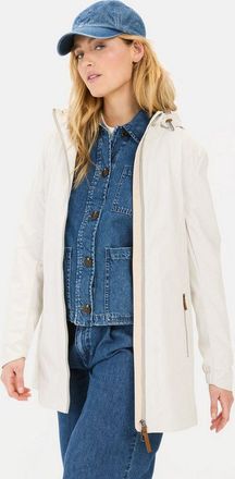 Camel Active Softshelljacke aus recyceltem Polyester Langarm Kapuze Markenlogo