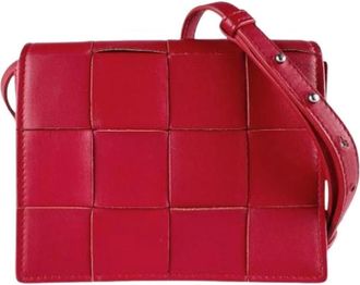 Bottega Veneta Sac bandouli&egrave;re vintage doccasion - Femme - Pre-owned - Rouge - Taille: ONE Size