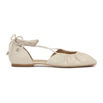 Kazar Cremefarbene Ballerinas mit ausgeschnittener Oberseite - - Shoes - Damen - Beige - 38 EU
