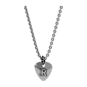 John Richmond Femme, Accessoires, Gris, Taille: ONE Size Collier plectre avec logo