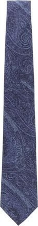 Etro Homme, Accessoires, Multicolore, Taille: ONE Size Cravate en jacquard de soie &agrave; motif cachemire