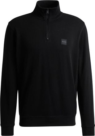 HUGO BOSS Sweatshirt f&uuml;r Herren, Frottee (Schwarz)