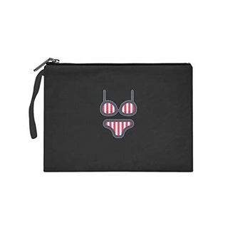 Bonateks Femme Frfcb101362 Femme Clutches, Noir, Black EU
