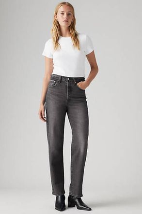 Levi's Ribcage Straight Ankle Jeans - Damen - Schwarz / Schwarz