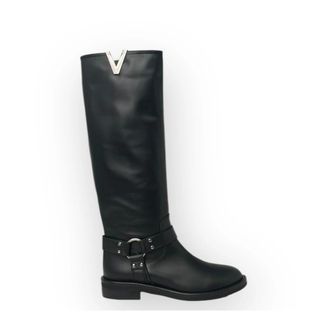 Via Roma 15 Santa Monica Stiefeletten mit Riemen - - Shoes - Damen - Schwarzk - 36 EU