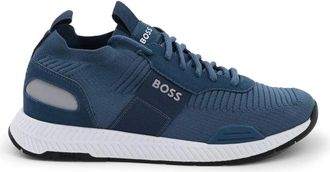 HUGO BOSS Homme, Chaussures, Bleu, Taille: 41 EU Parkour Knit Baskets