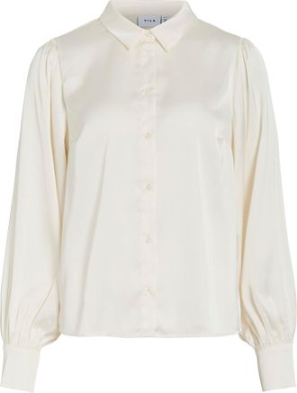 Vila Vienna Ravenna L/S Balloon Shirt - Noos